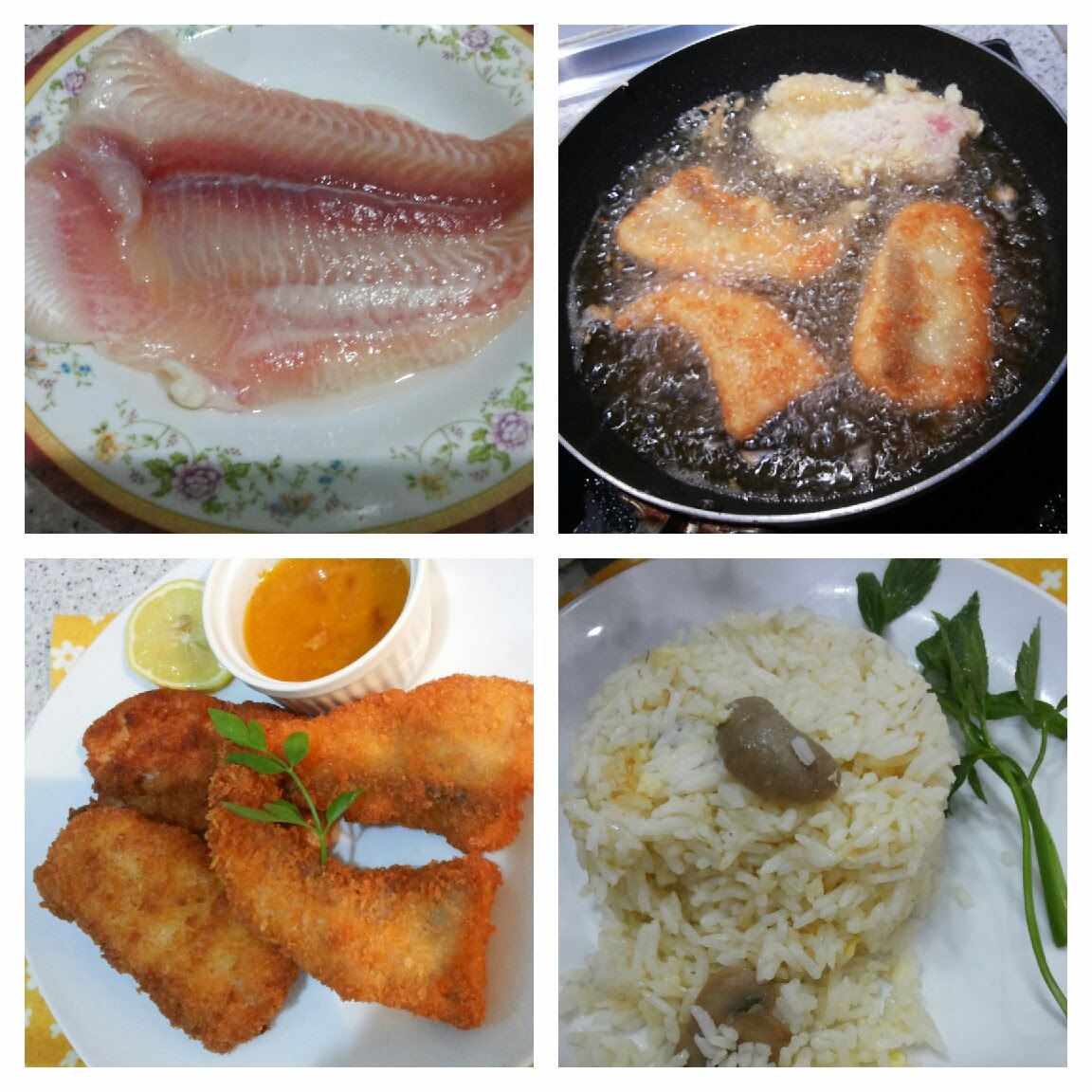 An-Nur Family: Deep-fried Dory Fillet with Sunkist Souce