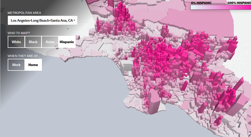 Cartographie numérique: Les ségrégations raciales aux Etats-Unis ...
