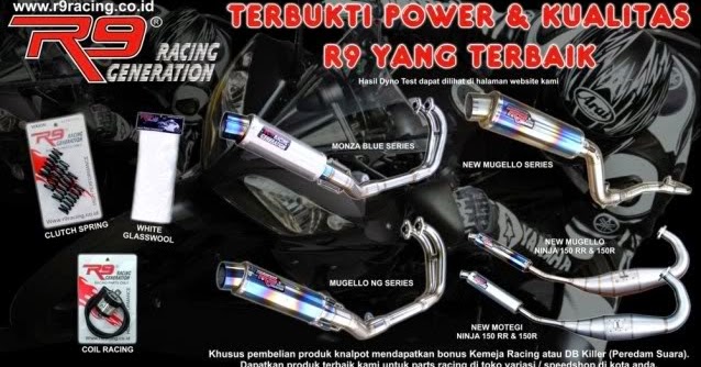 Daftar Harga knalpot R9 Terbaru 2017