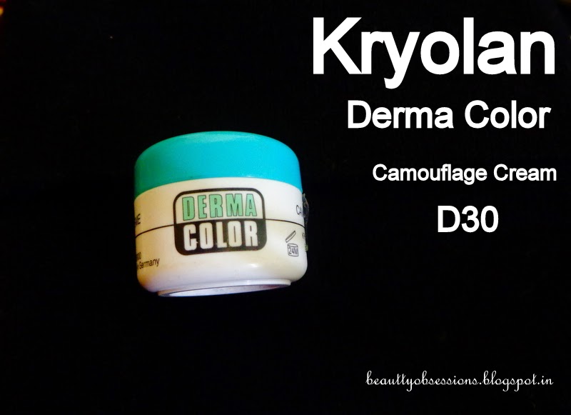 Kryolan Derma Color Camouflage Cream ( D30 )Review & Demo...