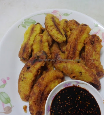 My Kuali: Pisang goreng+sambal kicap