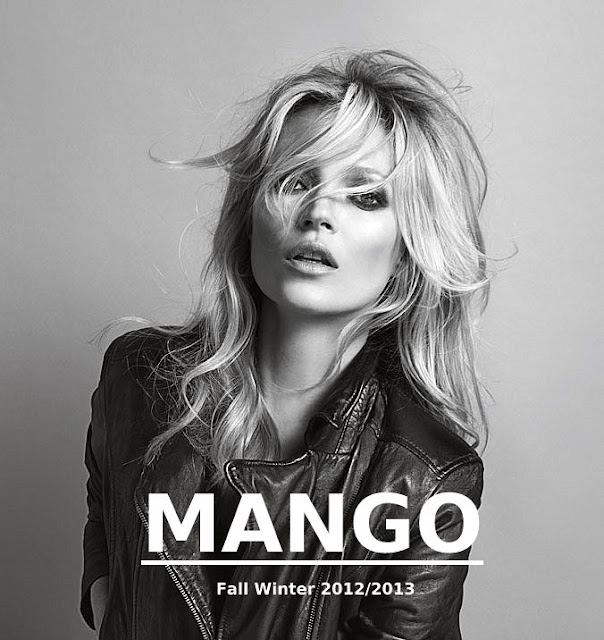 la publicidad en la moda: Kate Moss musa de Mango
