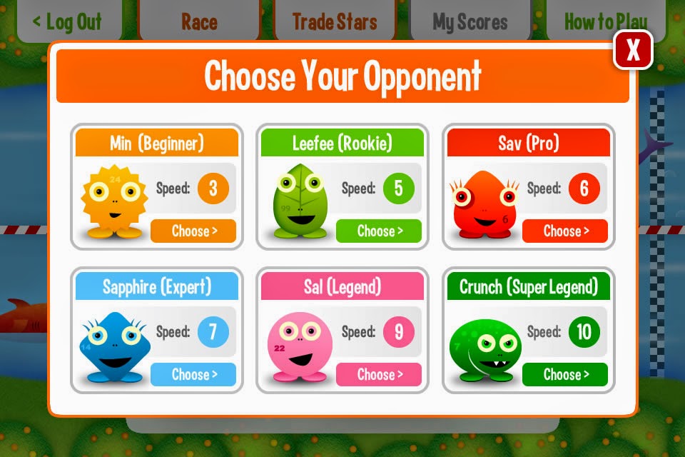 Meet the Squeebles: A New App! Squeebles Maths Race!
