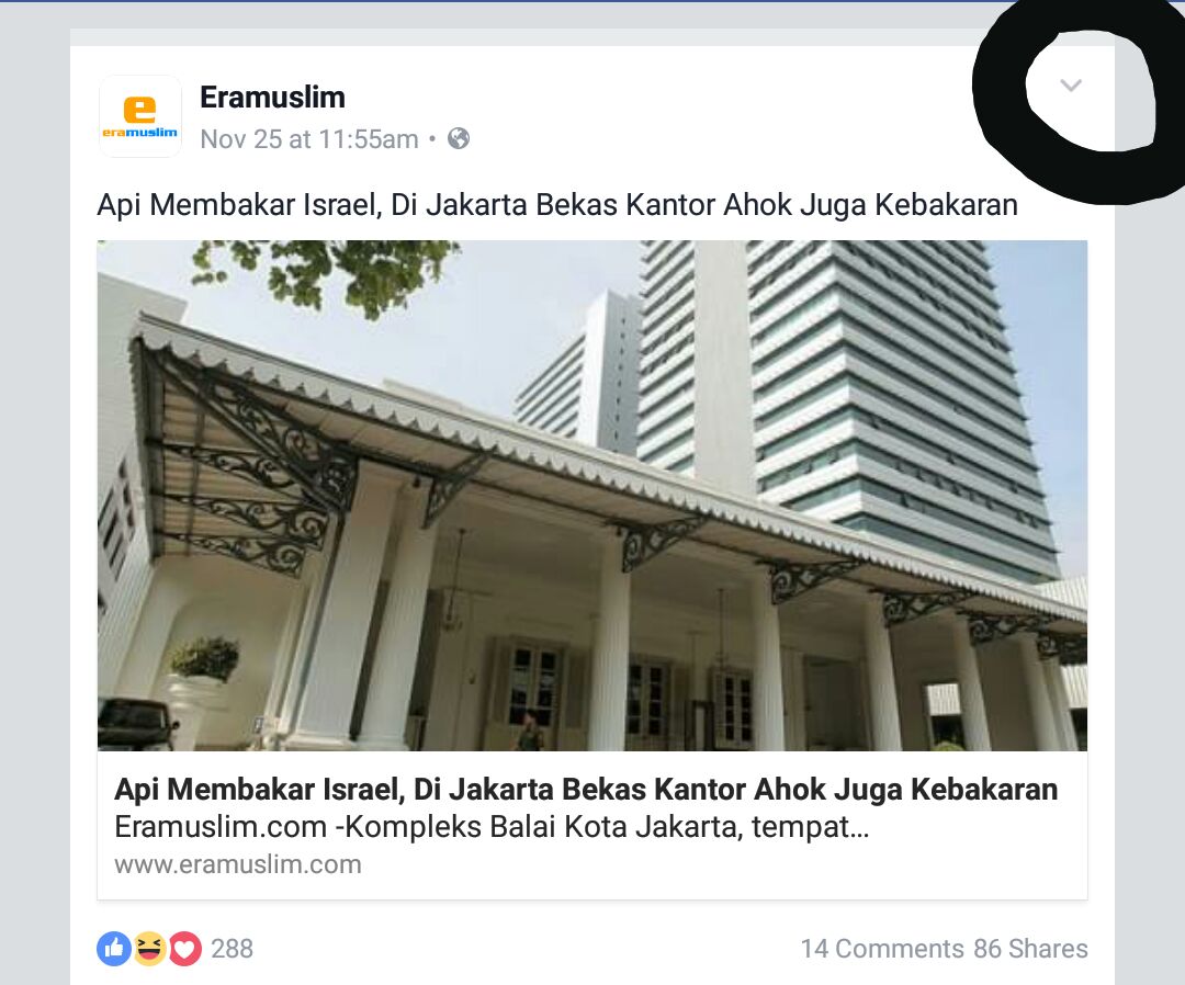 Cara Melaporkan Berita Hoax di Facebook - CHN19 Official