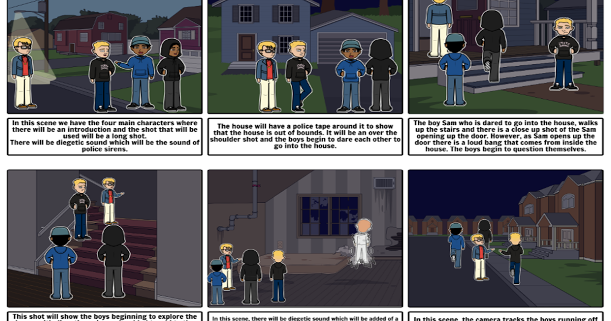 A2 Media Horror Project: Storyboard