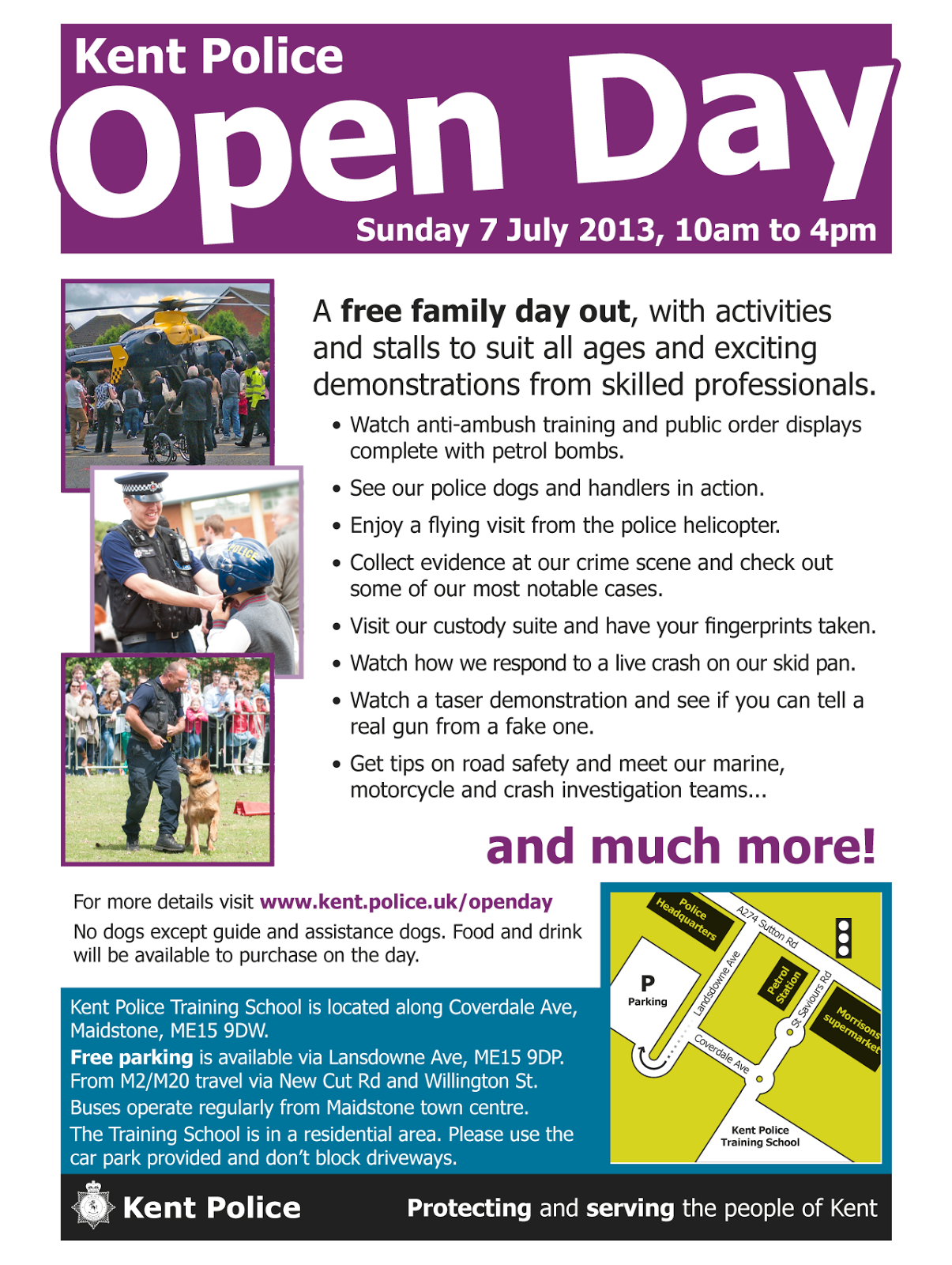 Notice Board | News From Upchurch Matters: Kent Police Open Day