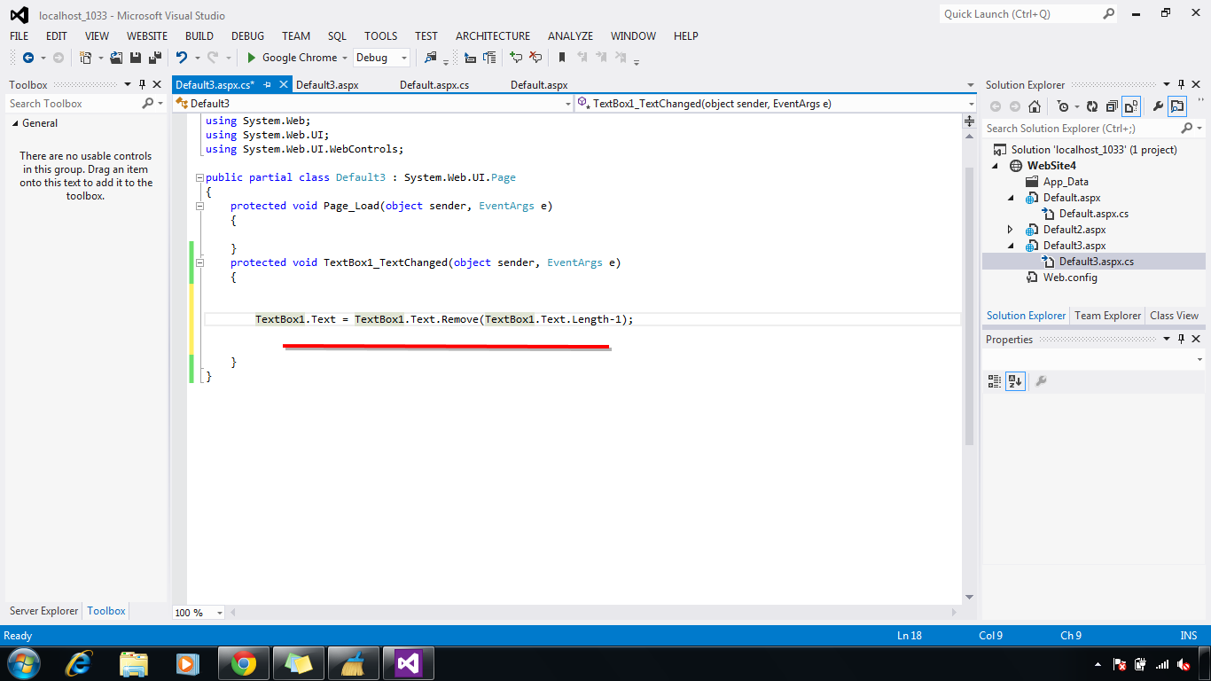 Remove Textbox Last Character Using Asp.Net C# ~ ScreenShotsDrizzles
