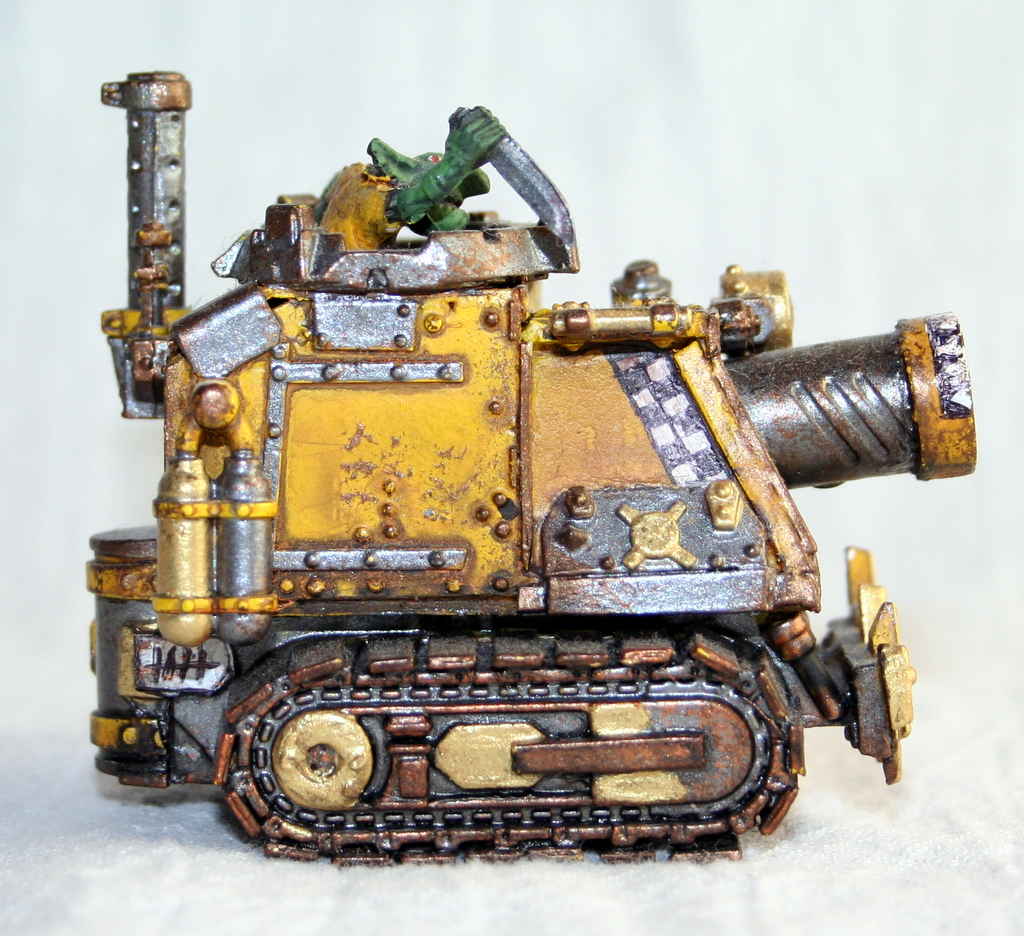 Warhammer In Progress: Ork Clans - Bad Moons Grot Tanks - Big Gunz ...
