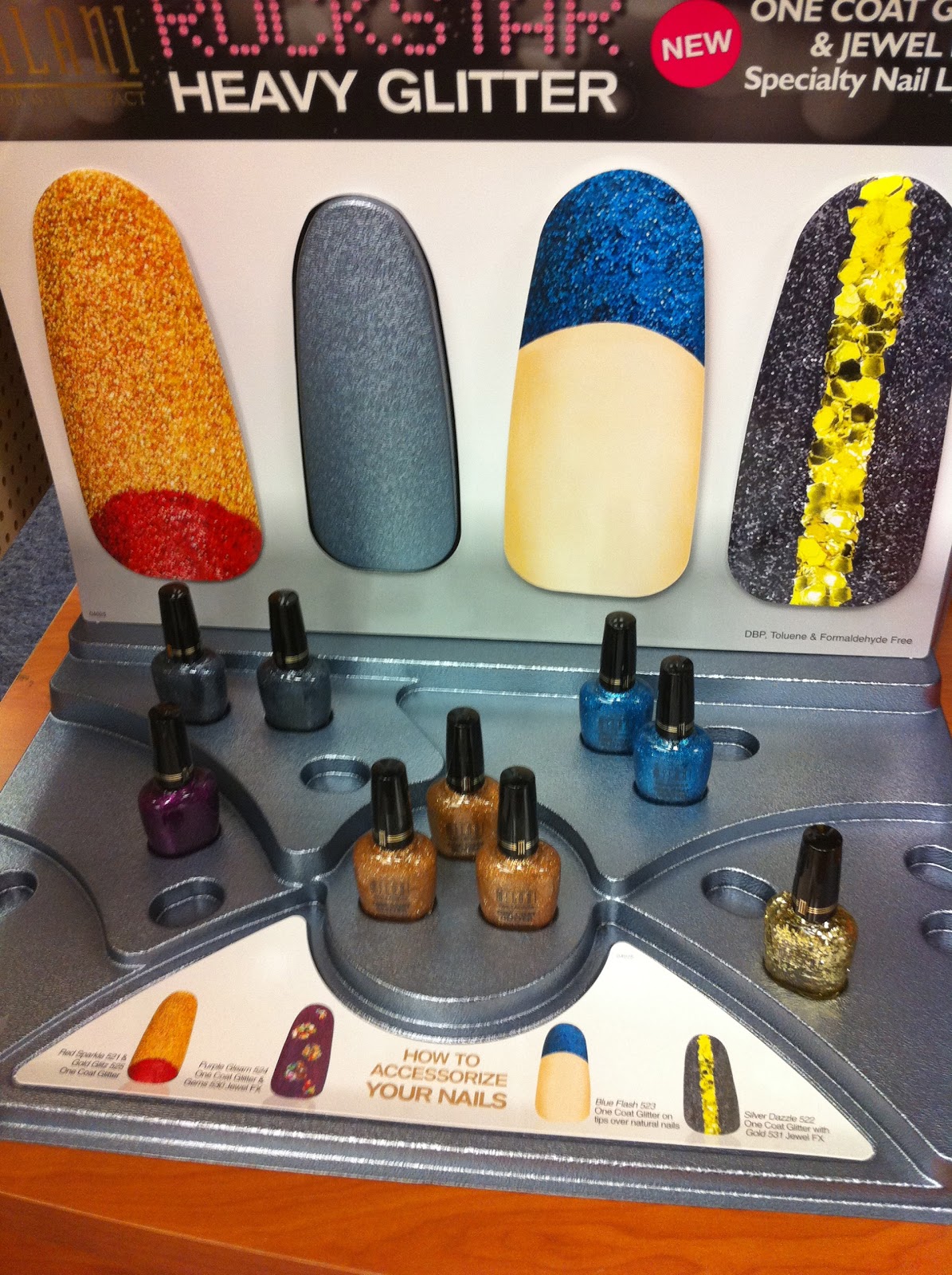 Diva Makeup Queen: Milani Rock Star Heavy Glitter Nail Polish