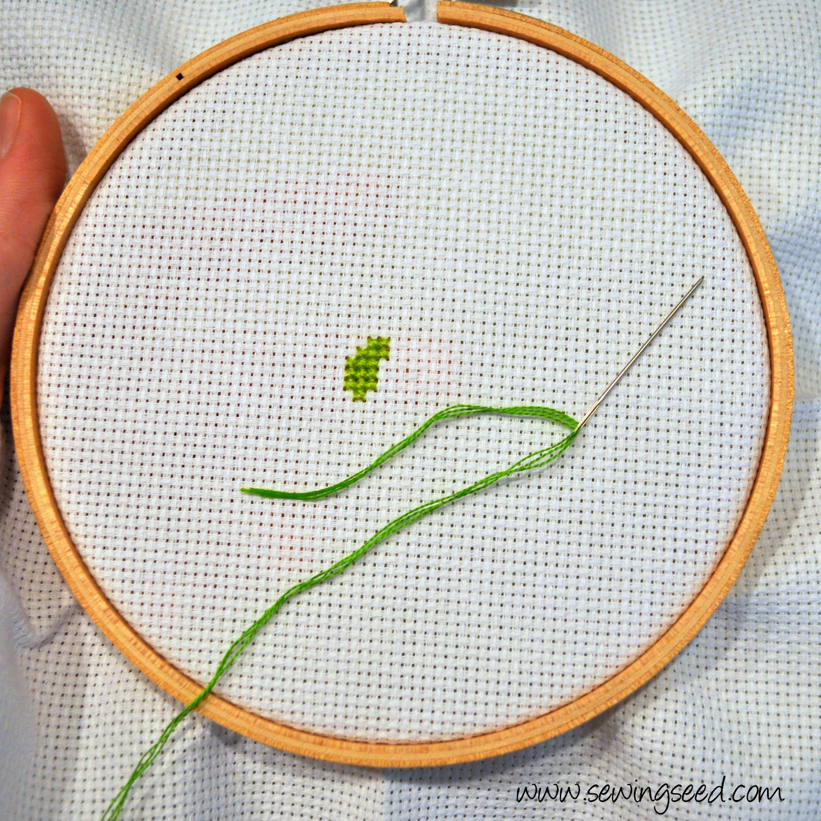 Sewingseed: How do you cross stitch anyway? - The Complete Tutorial