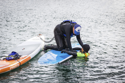SUP Flip Rescue in 30 Seconds - Salmon Bay Paddle