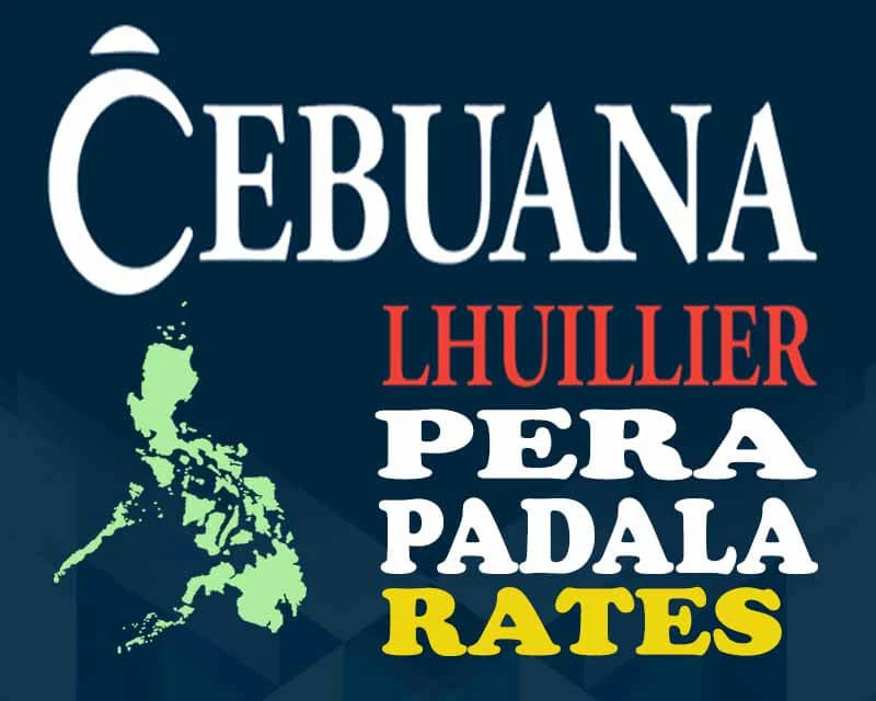 Cebuana Lhuillier Pera Padala Rates for 2024