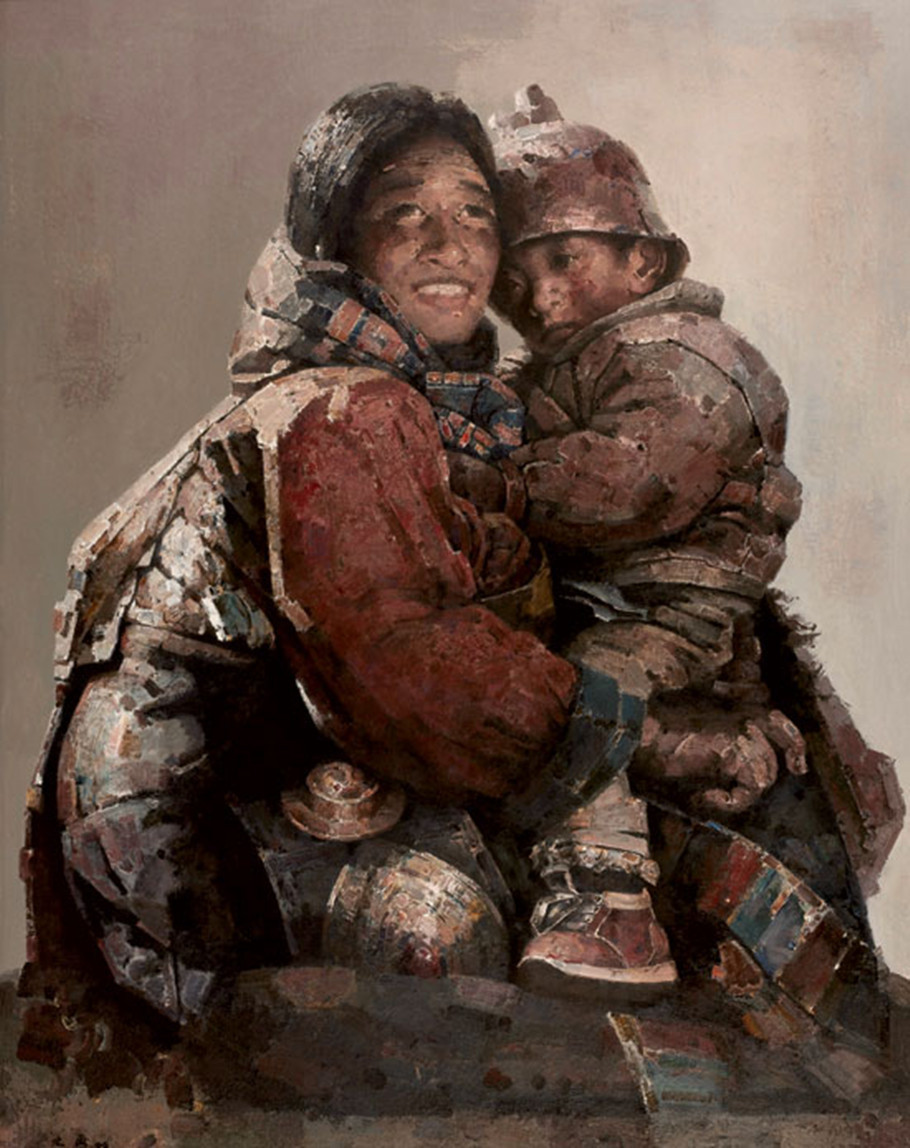 LOVE ART: Luo wen yong artworks-china oil paintings artist