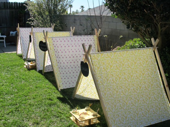 Dreams and Wishes: Build a kid's half-term garden den...