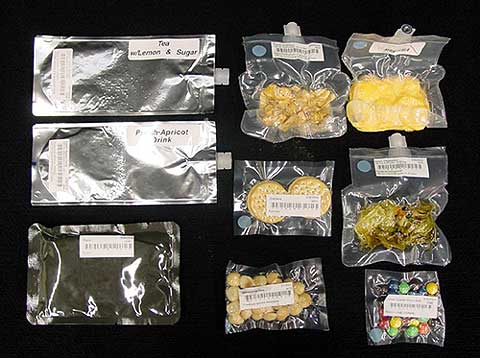 COMIDA DE LOS ASTRONAUTAS
