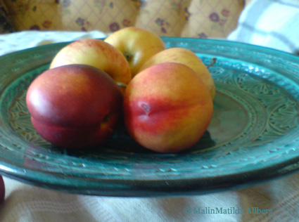 Lyckans smed - Samtidigt i MalinMatildas hjärna: gott med nektariner ...