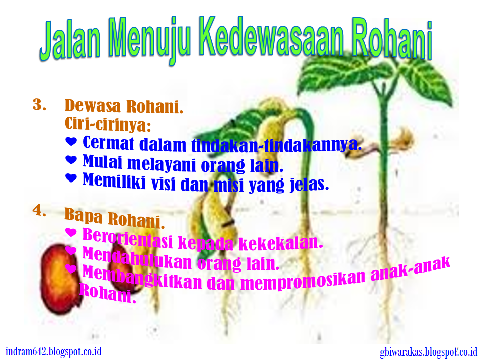 GBI WARAKAS INDAH: 120.7 KEDEWASAAN ROHANI