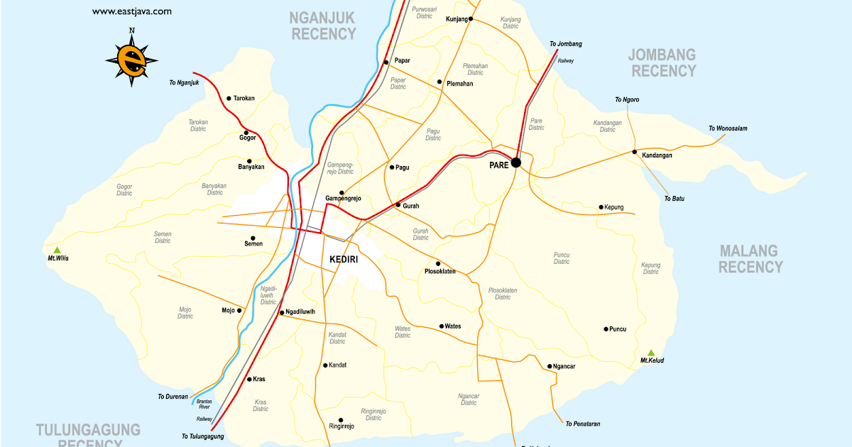 44+ Inspirasi Foto Peta Kota Kediri, Foto Kota