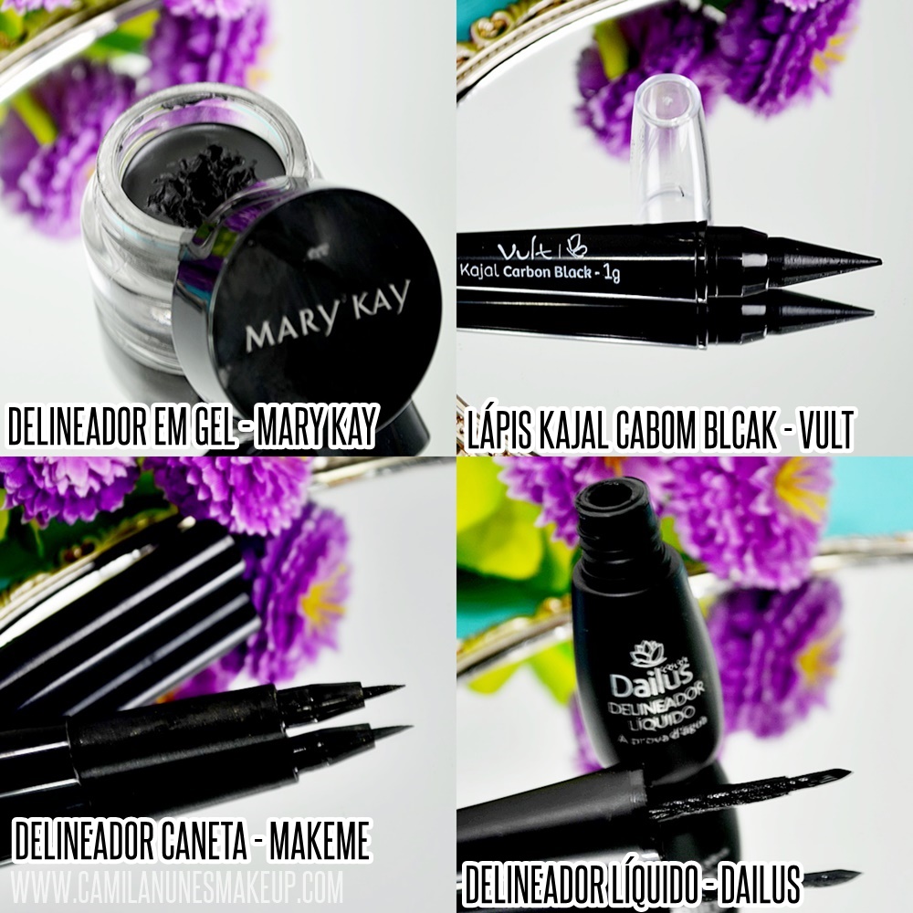 Tipos de delineadores! Camila Nunes