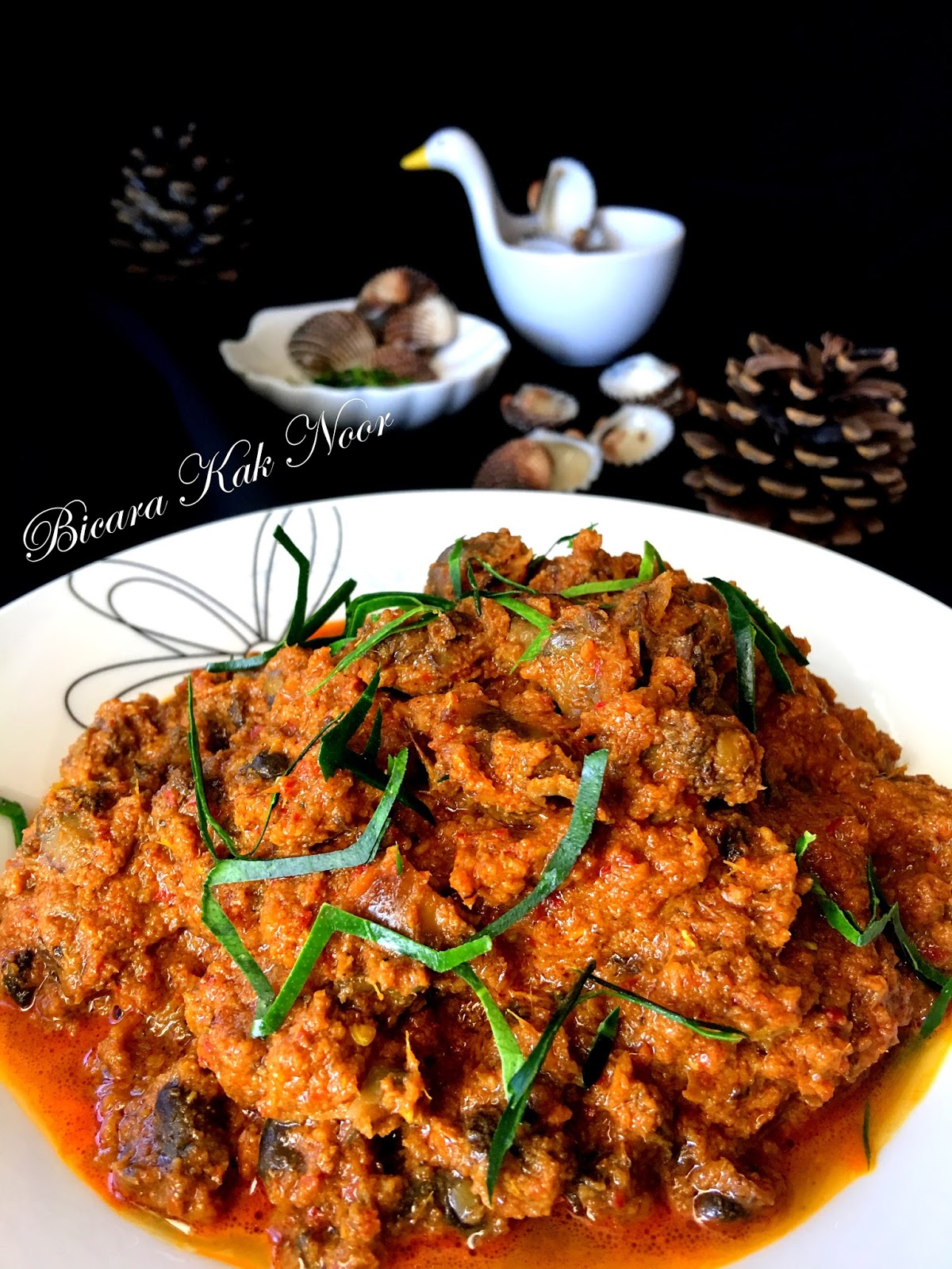 Rendang Kerang Menu Akhir Tahun 2016 - Dapur Kak Noor