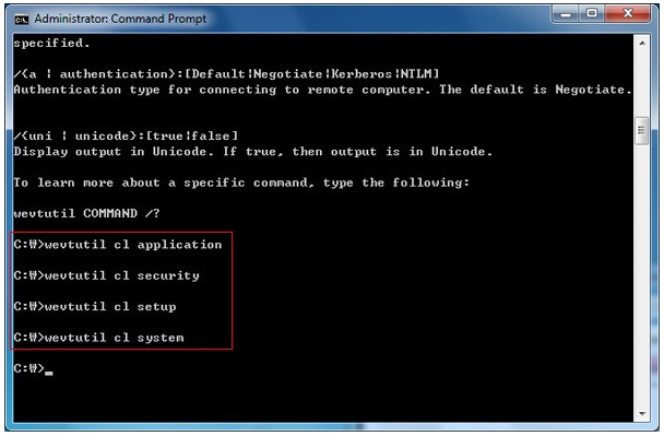 항상 새로운 시작 (Chrome): Windows Event Log 서비스 시작안될때