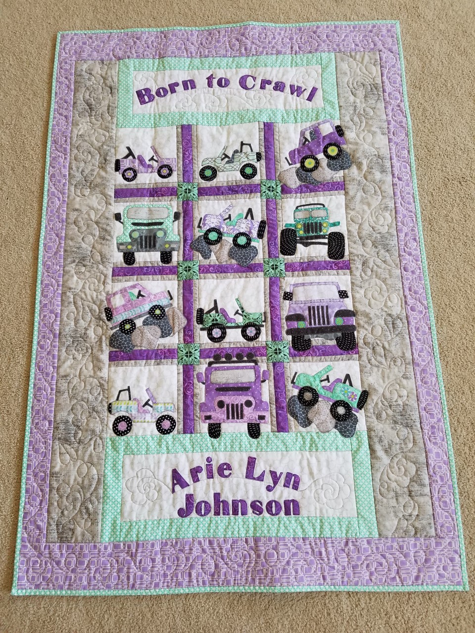 Dreamworthy Quilts: Jeeps bound!