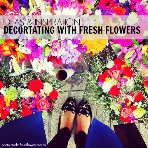 Crafty Texas Girls: Decorating with Fresh Flowers