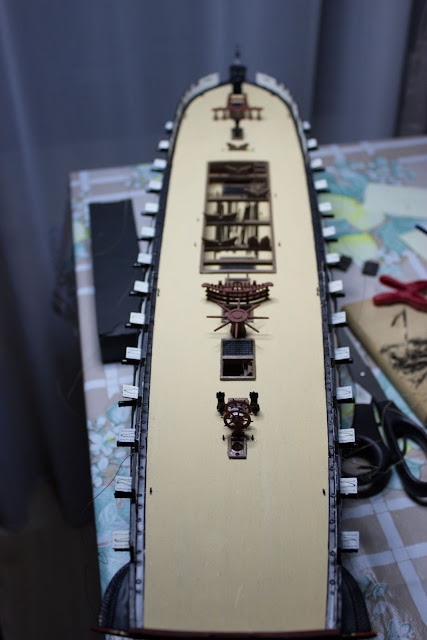 Sailing Ship Models: USS Constitution - Spar Deck Details (Part II)