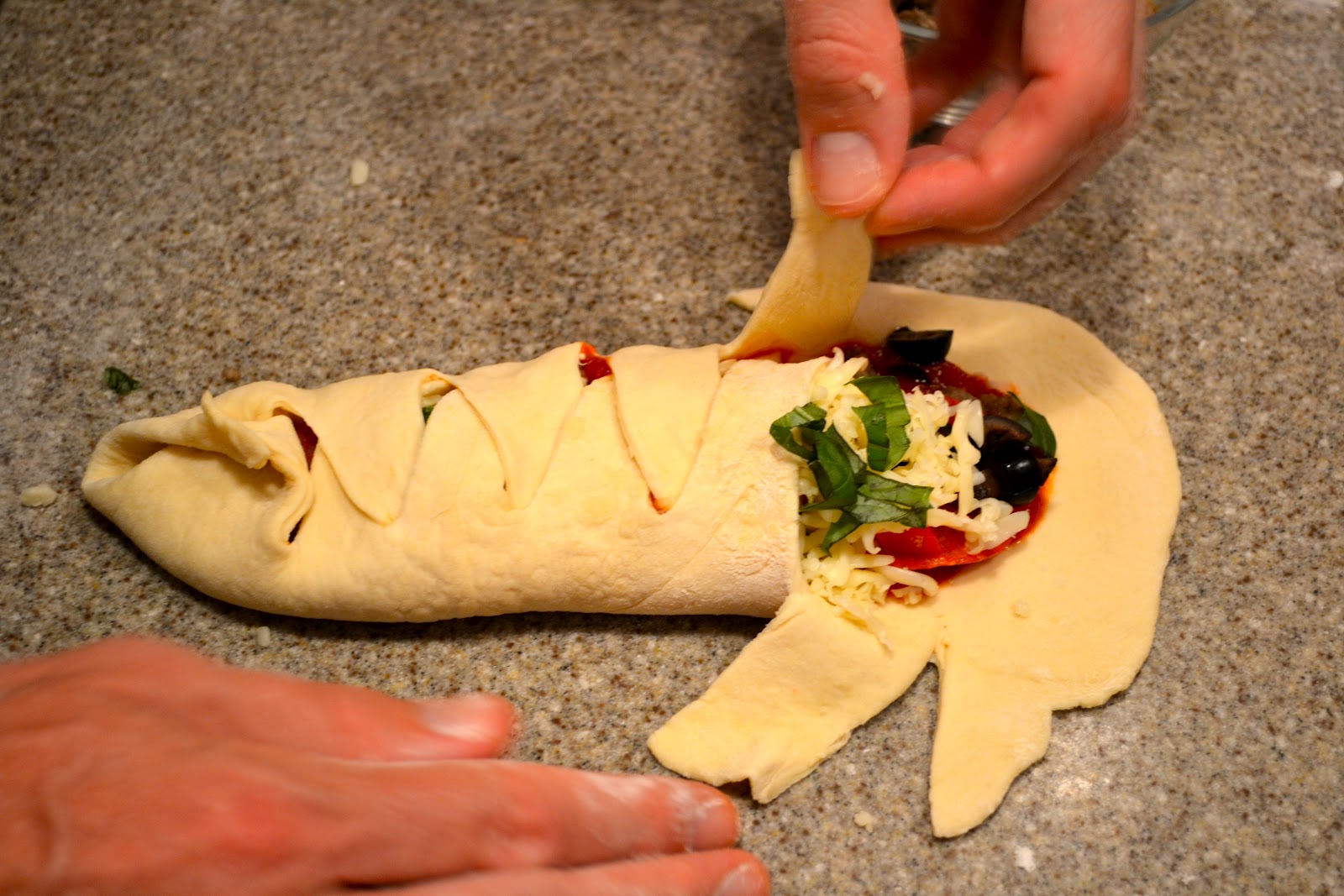 Never Skip Dessert: Braided Calzones