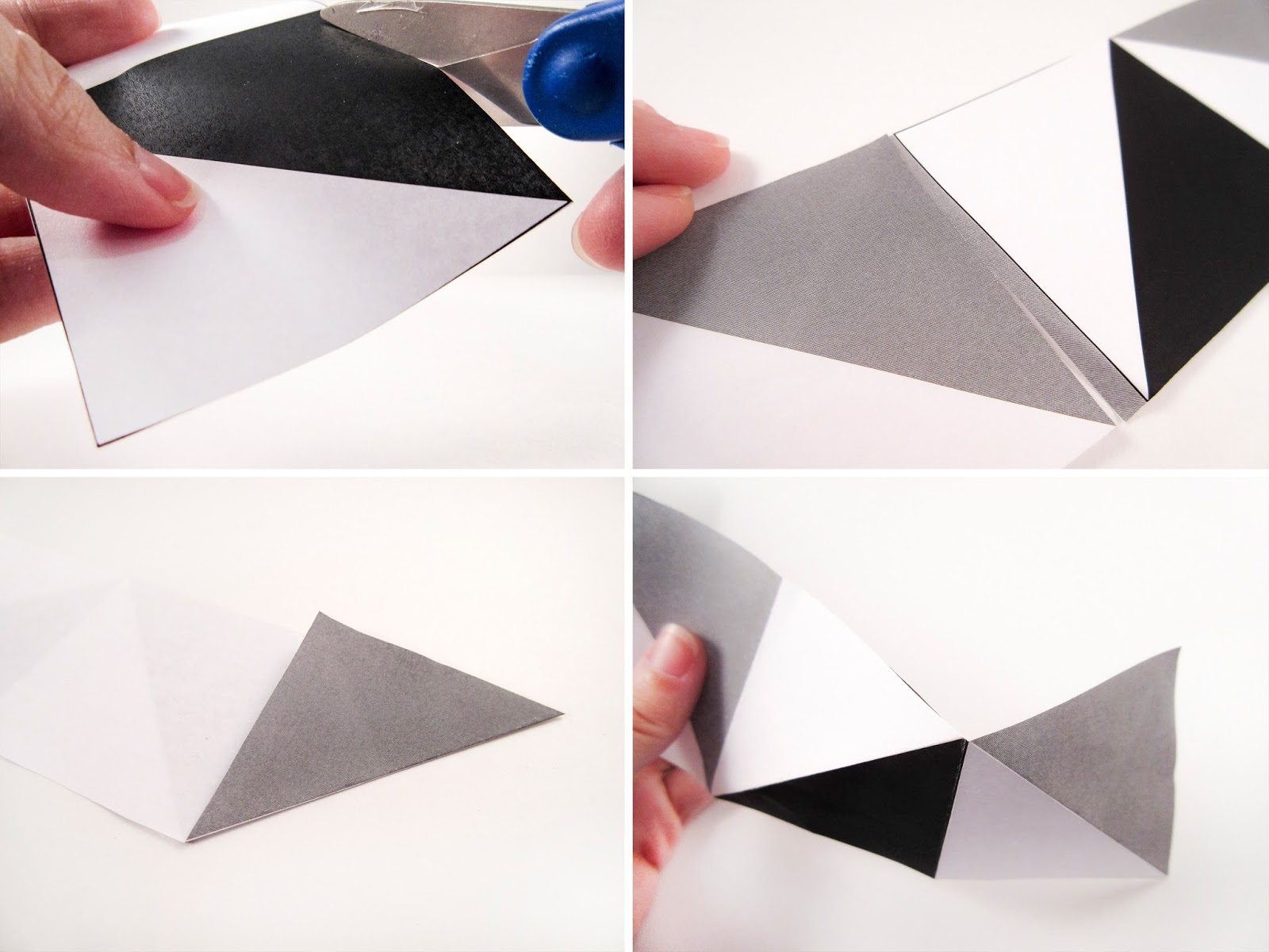 Cafe Craftea: DIY | Geometric Pyramid Ornament