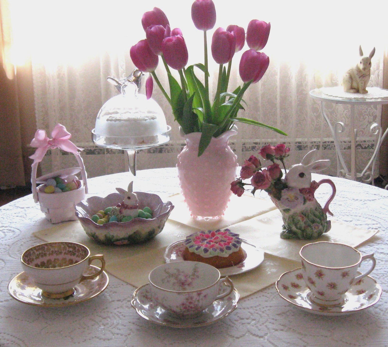 Rose Chintz Cottage: An Easter Tea for Tea Time Tuesday
