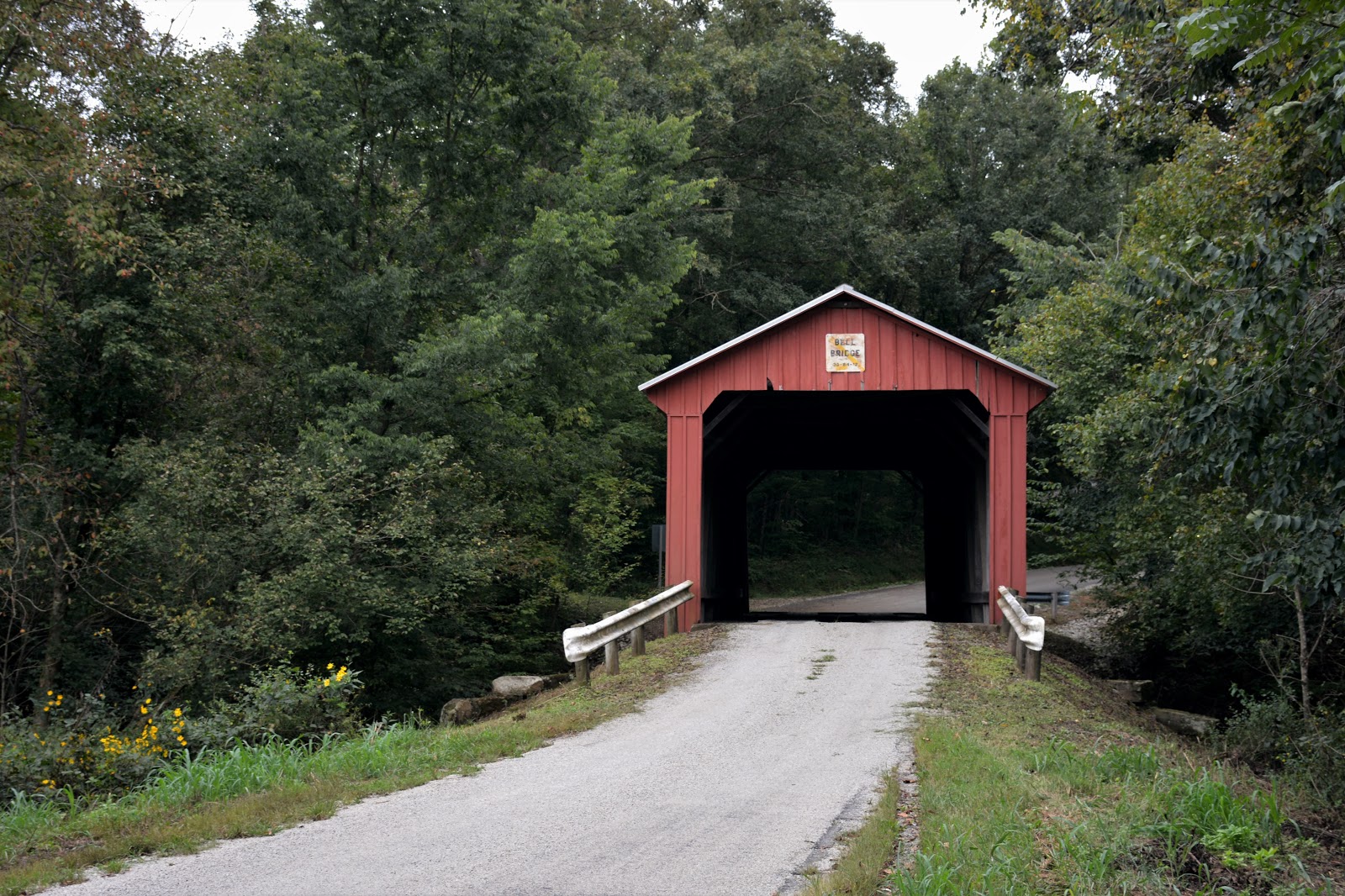 COVERED BRIDGES IN OHIO +: BELL COVERED BRIDGE - BARLOW, OHIO