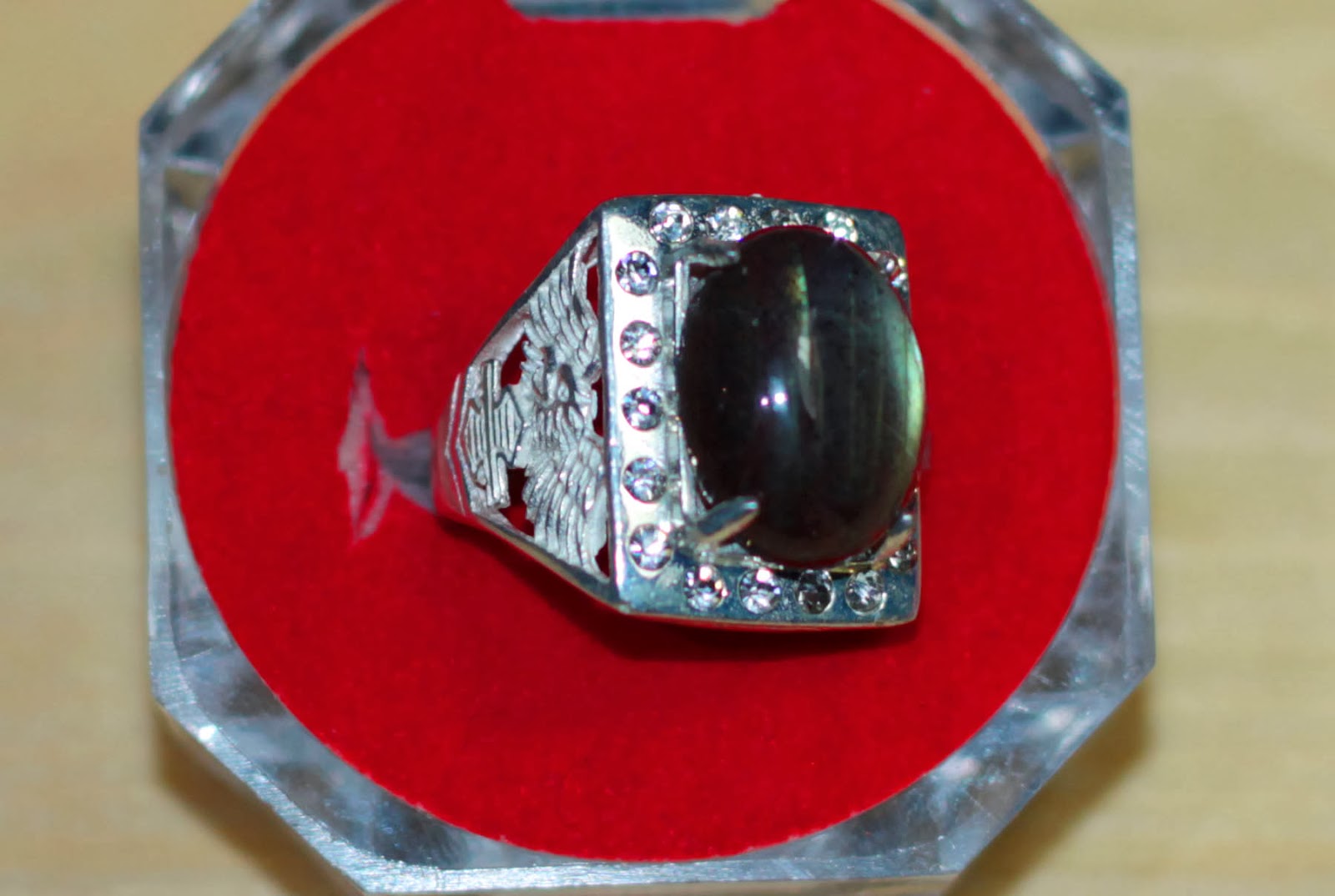 jual beli segala rupa: Batu Cincin Labradorite feldspar Ceylon 100% ...