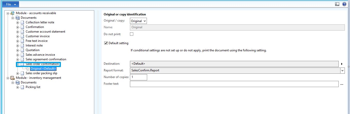Microsoft dynamics Ax, D365 F& O: How to send invoice to customer using print management