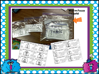 Second Grade Sizzle: Warm Fuzzies!