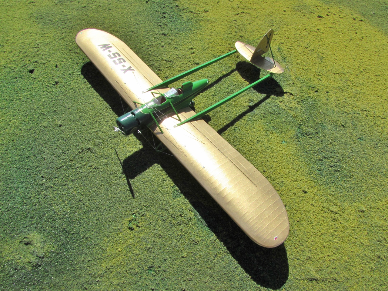 Wings of Intent: EMSCO Flying Wing, 1/72nd scale scratchbuilt