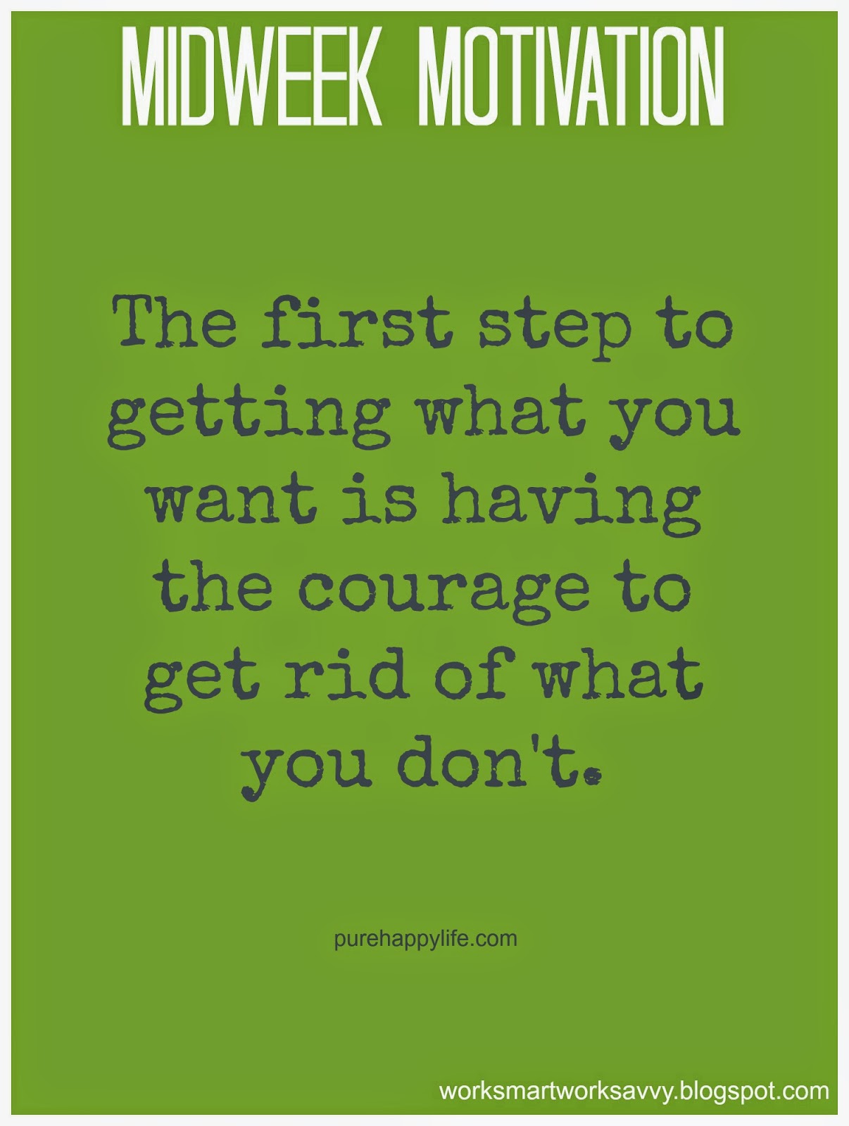 Work Smart Work Savvy: Midweek Motivation - 25th March 2015