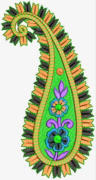 EmbDesignTube: Embroidered Applique Designs For Suriname Clothing
