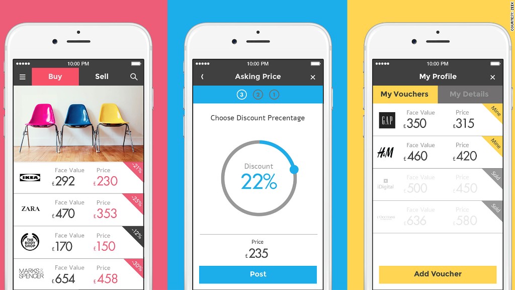 ZEEK App Review - buy gift vouchers below face value & get £5 FREE ...