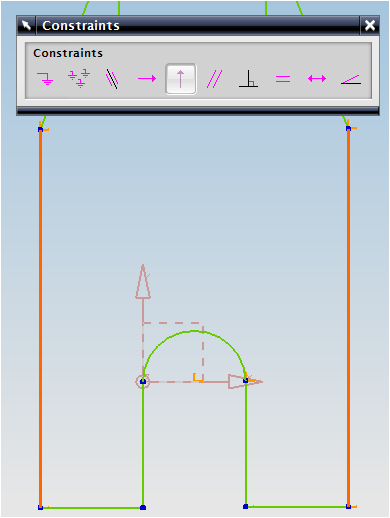 NX UNIGRAPHICS TUTORIAL: Exercise: how to use the constraints tool