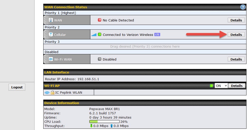 Routing GRE packets through Pepwave Max - Pepwave MAX - Peplink Community