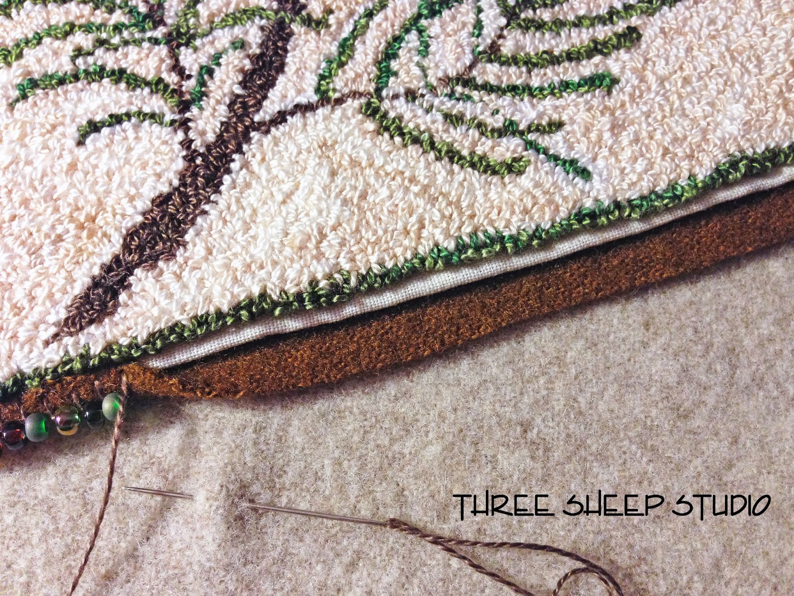 Three Sheep Studio: "Finishing" Edges...