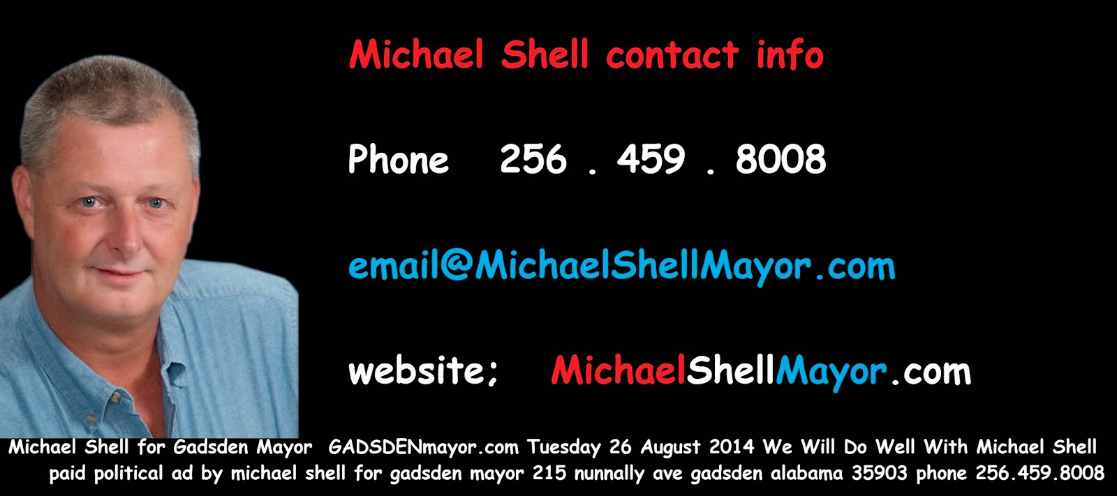 Travel GiG With Michael Shell Happi Travel: elect Michael Shell Mayor ...