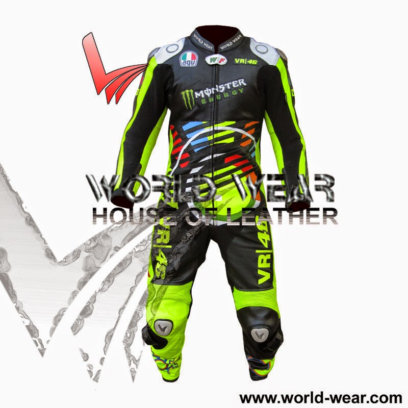 Valentino-Rossi-2014-Monster-Energy-VR-46 One-Piece-Motorbike-Leather-Suit