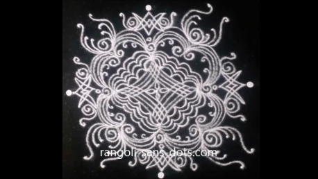 Iyengar padi kolam patterns steps thru images