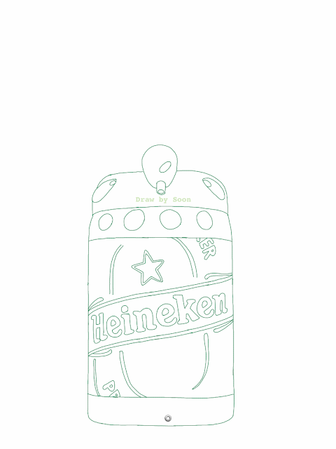 Soon's Design House: [Draw by Soon] HEINEKEN Party-Up Store