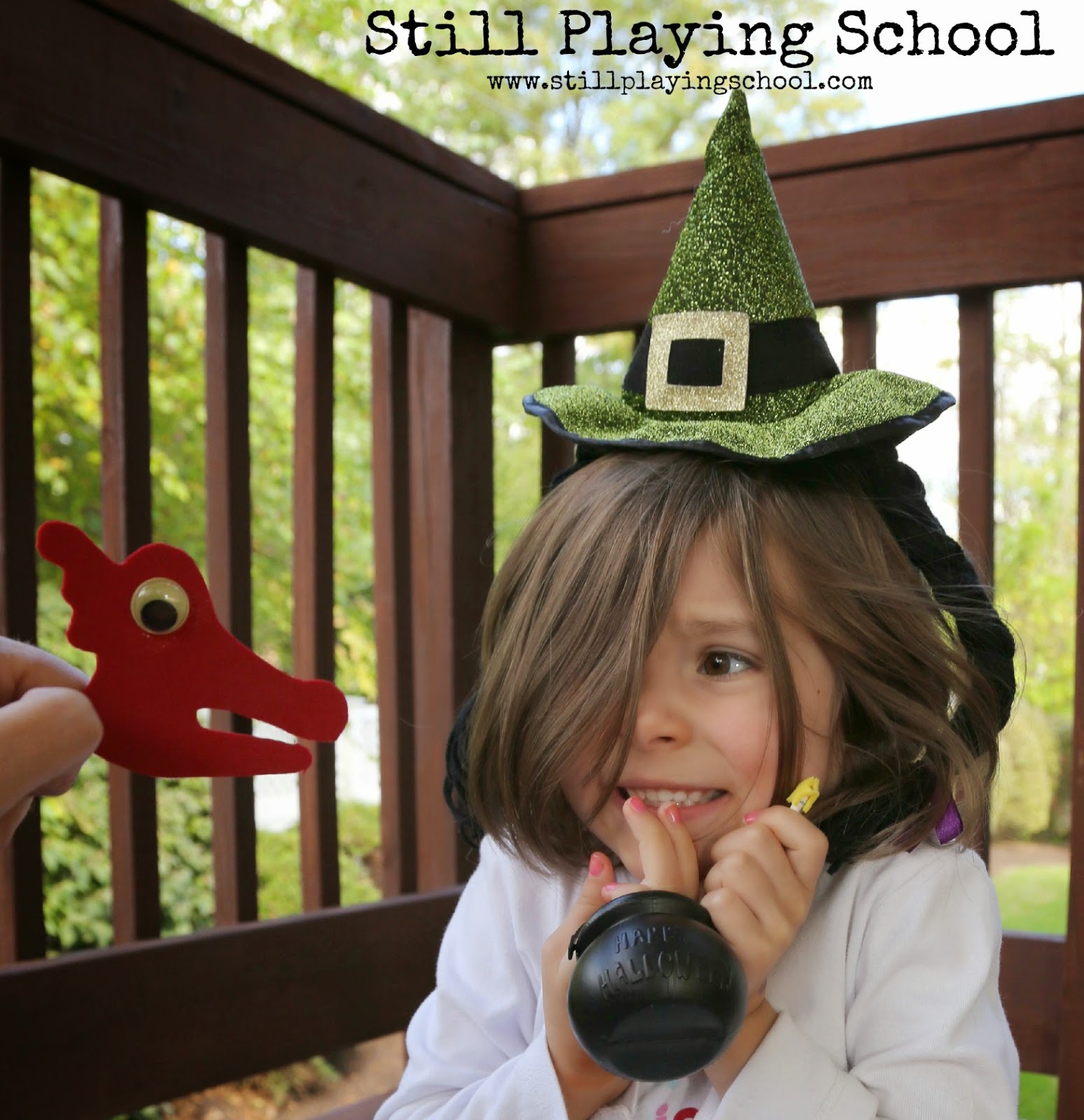 Room on the Broom Sensory Bin | Still Playing School