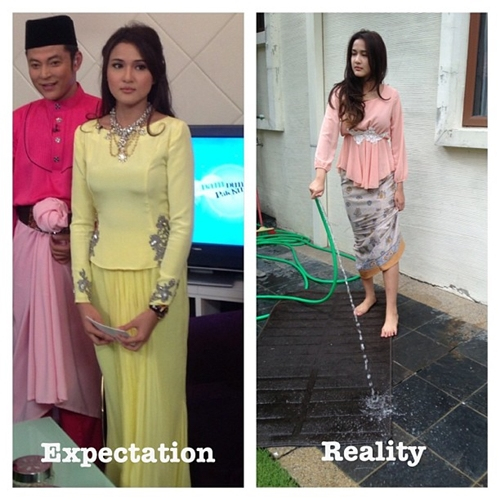 GAMBAR Hanis Zalikha Di Hari Raya Aidilfitri