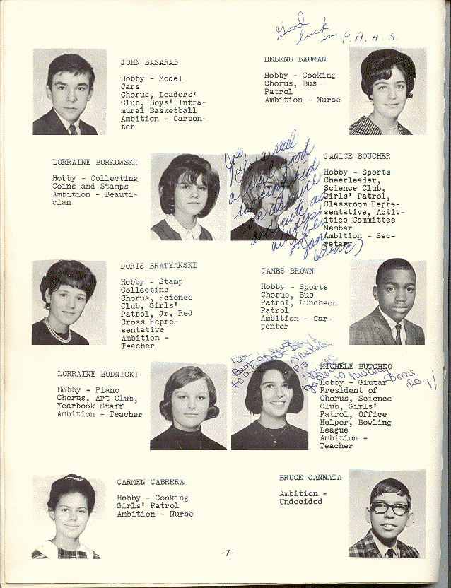 Historic Perth Amboy Virtual Museum: Shull School Yearbook 1966 - Part 2