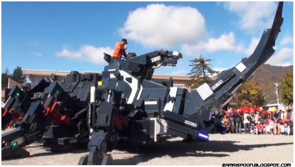 Robot Kumbang Bersaiz Raksasa - Gaban Comel